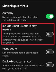 How to Disable Smart Shuffle on Spotify: Stop Random Songs